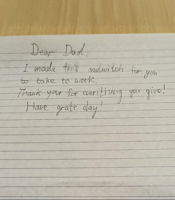 A Sandwich and a Note That Changed Our Lives Forever