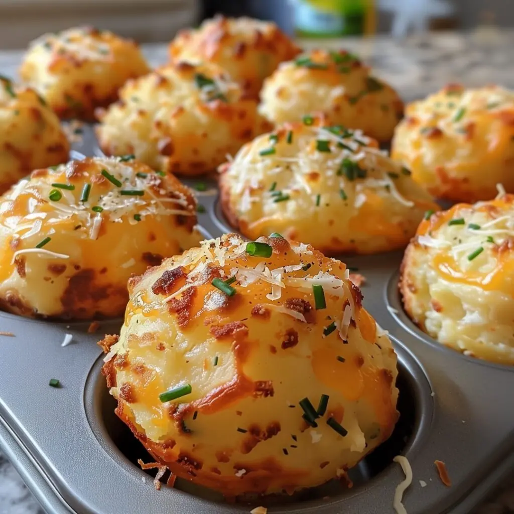 Cheesy Mashed Potato Puffs Recipe