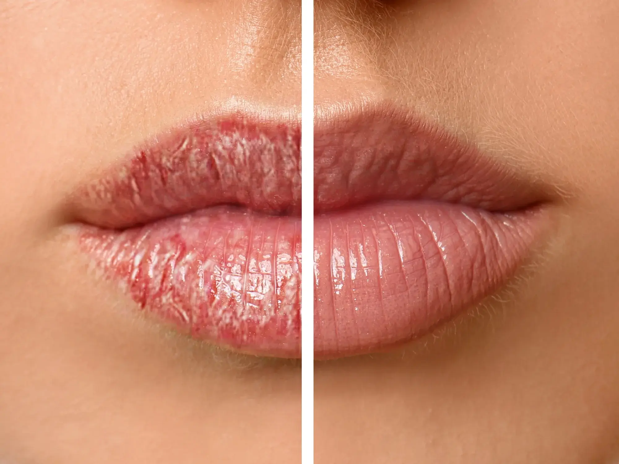 She healed her dry lips in 3 days - Treat cracked lips and lighten dark lips