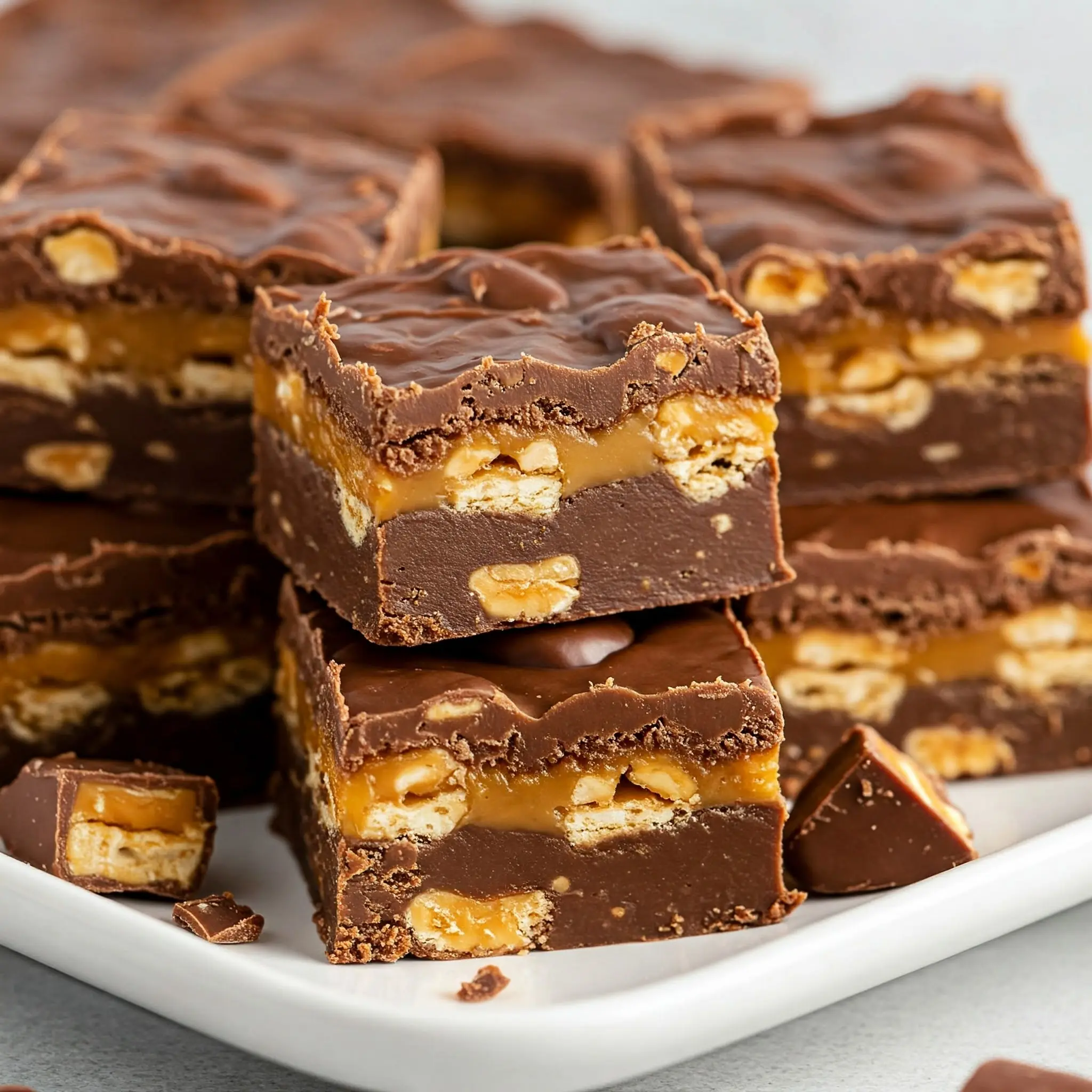 Easy Yummy Snickers Fudge