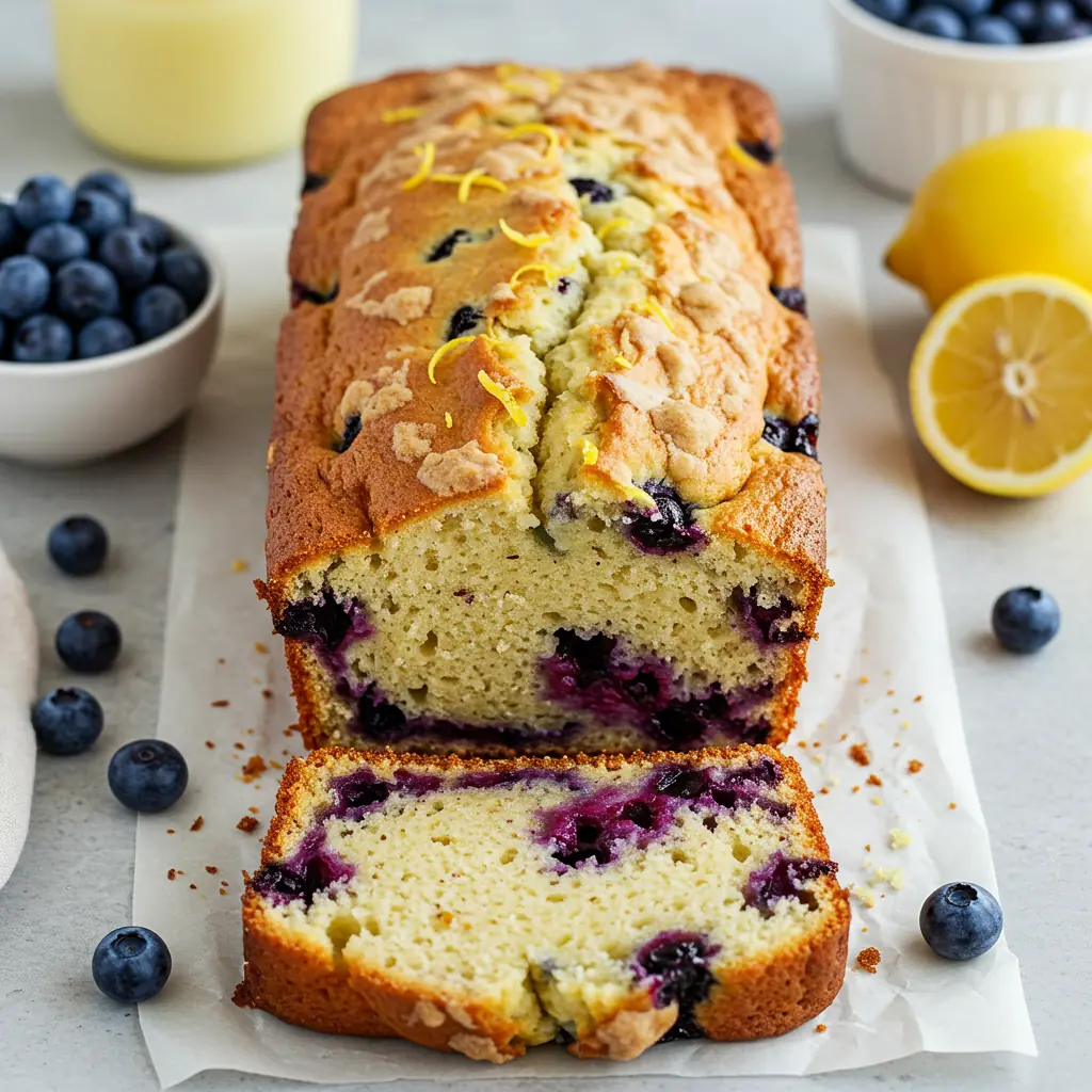 LEMON BLUEBERRY LOAF: THE ULTIMATE MOIST AND DELICIOUS QUICK BREAD
