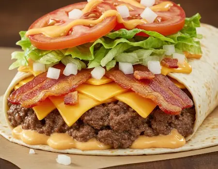 The Ultimate Bacon Cheeseburger Burrito: A Perfect Fusion of Two Classics