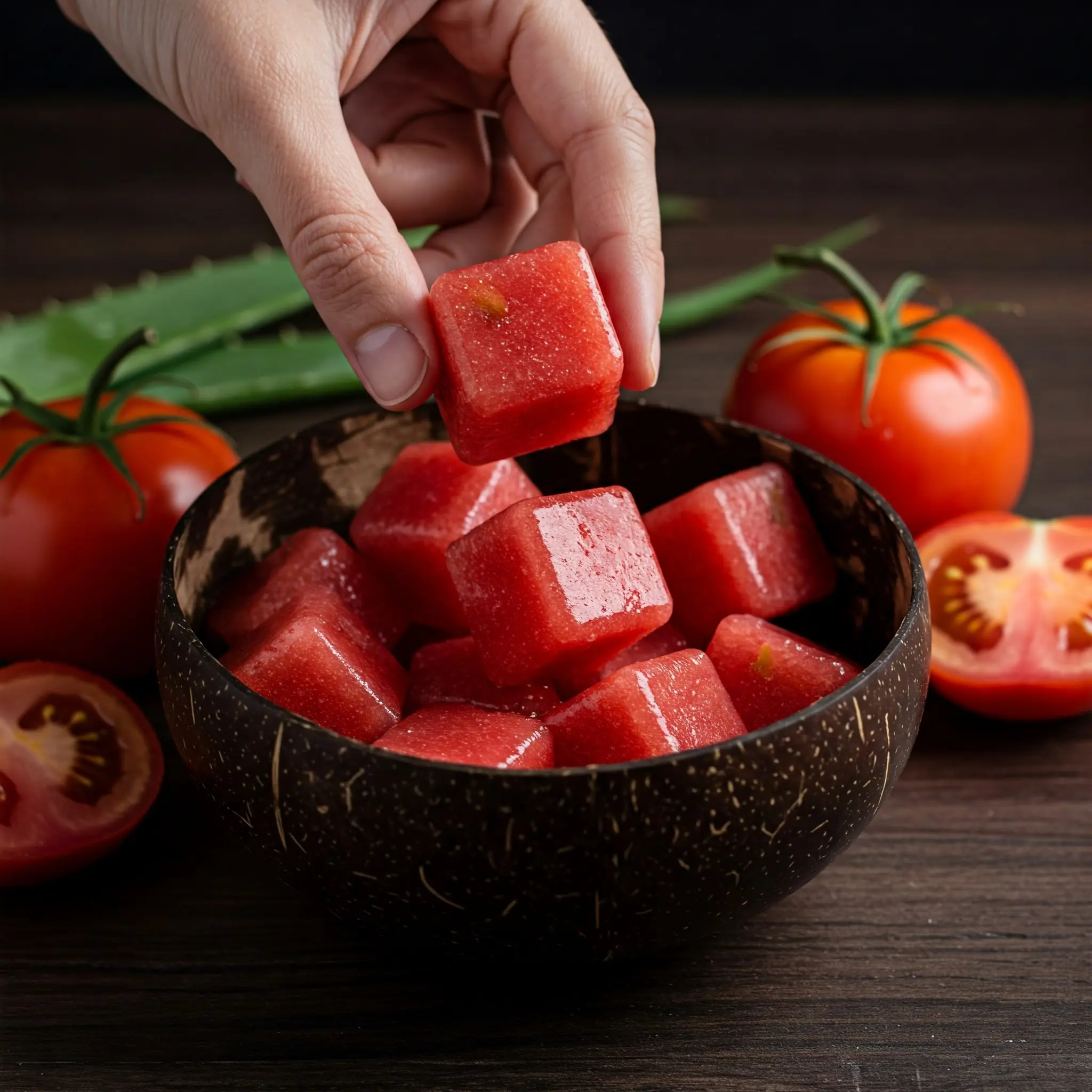 DIY Tomato ice cubes to Remove Dark Spots & Clear Skin | Tomato ...