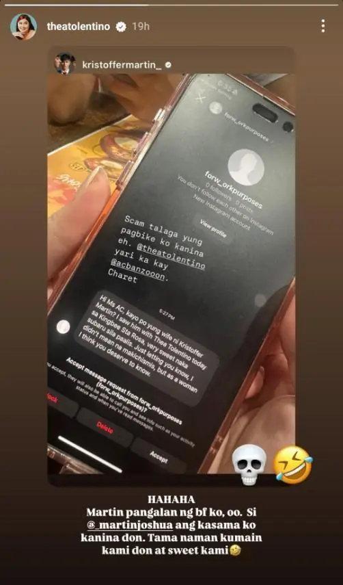 Kristoffer Martin and Thea Tolentino Speak Up About Dating Rum0rs, Leaving Everyone Surprised