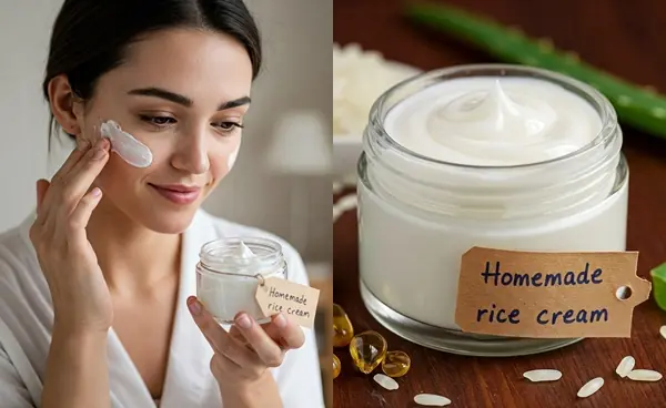 DIY Rice Cream for Glowing Skin - The Ultimate Anti-Aging Moisturizer