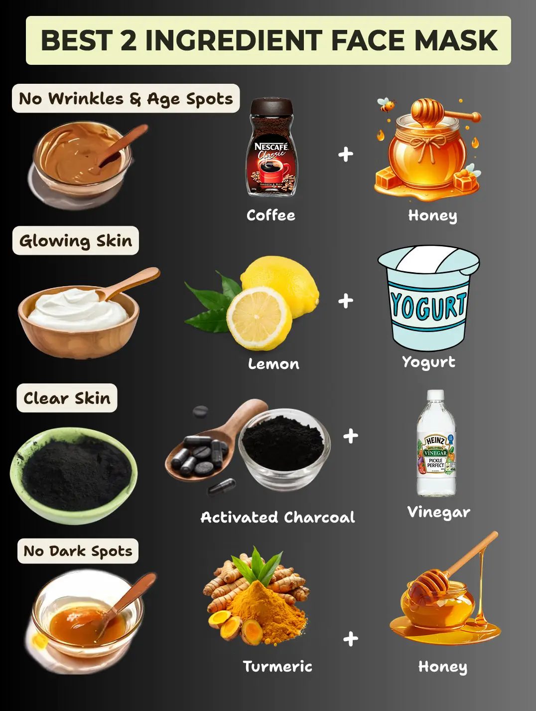 12 Best 2-Ingredient Face Masks for Naturally Radiant, Healthy Skin ...