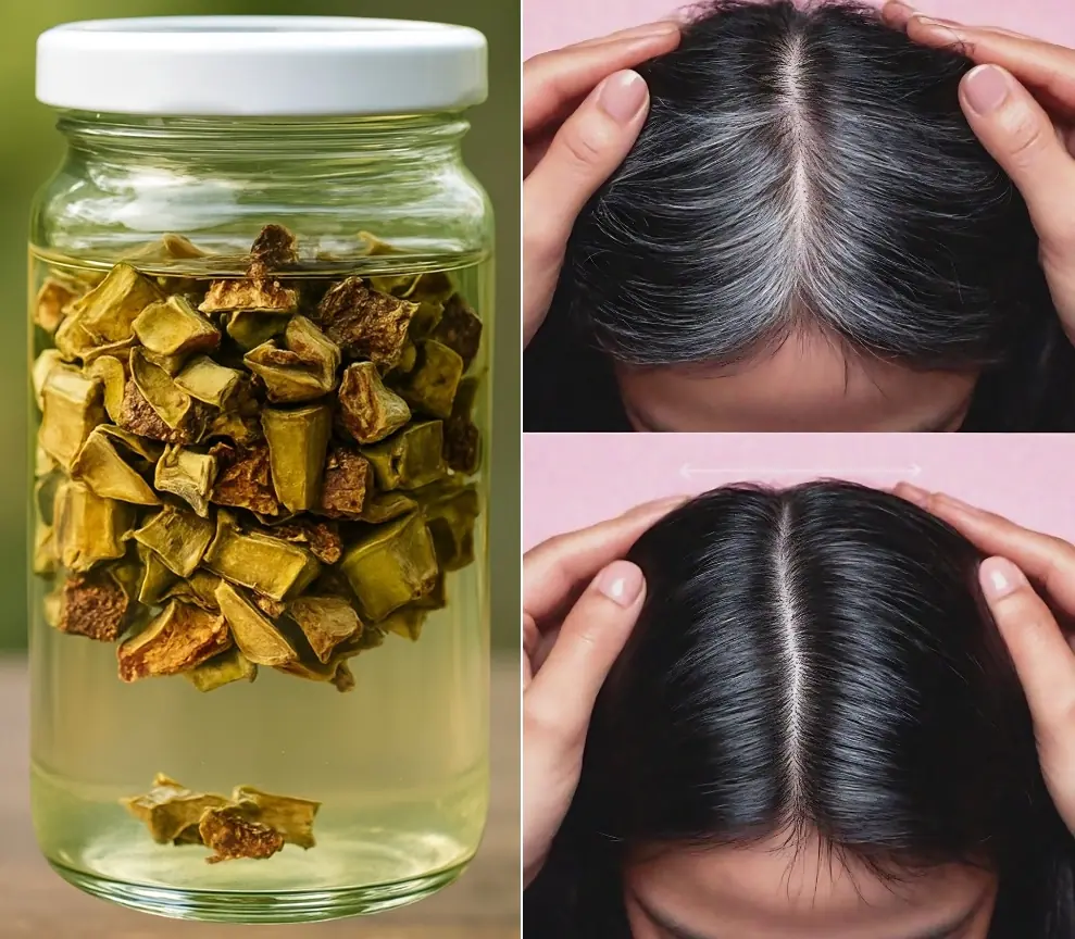 The Ultimate Traditional Remedy for Gray Hair: How to Make and Use ...